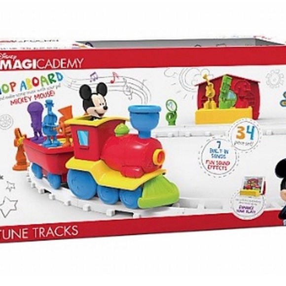 KIDdesign | Toys | Disney Imagicademy Mickey Mouse Tune Tracks Train ...